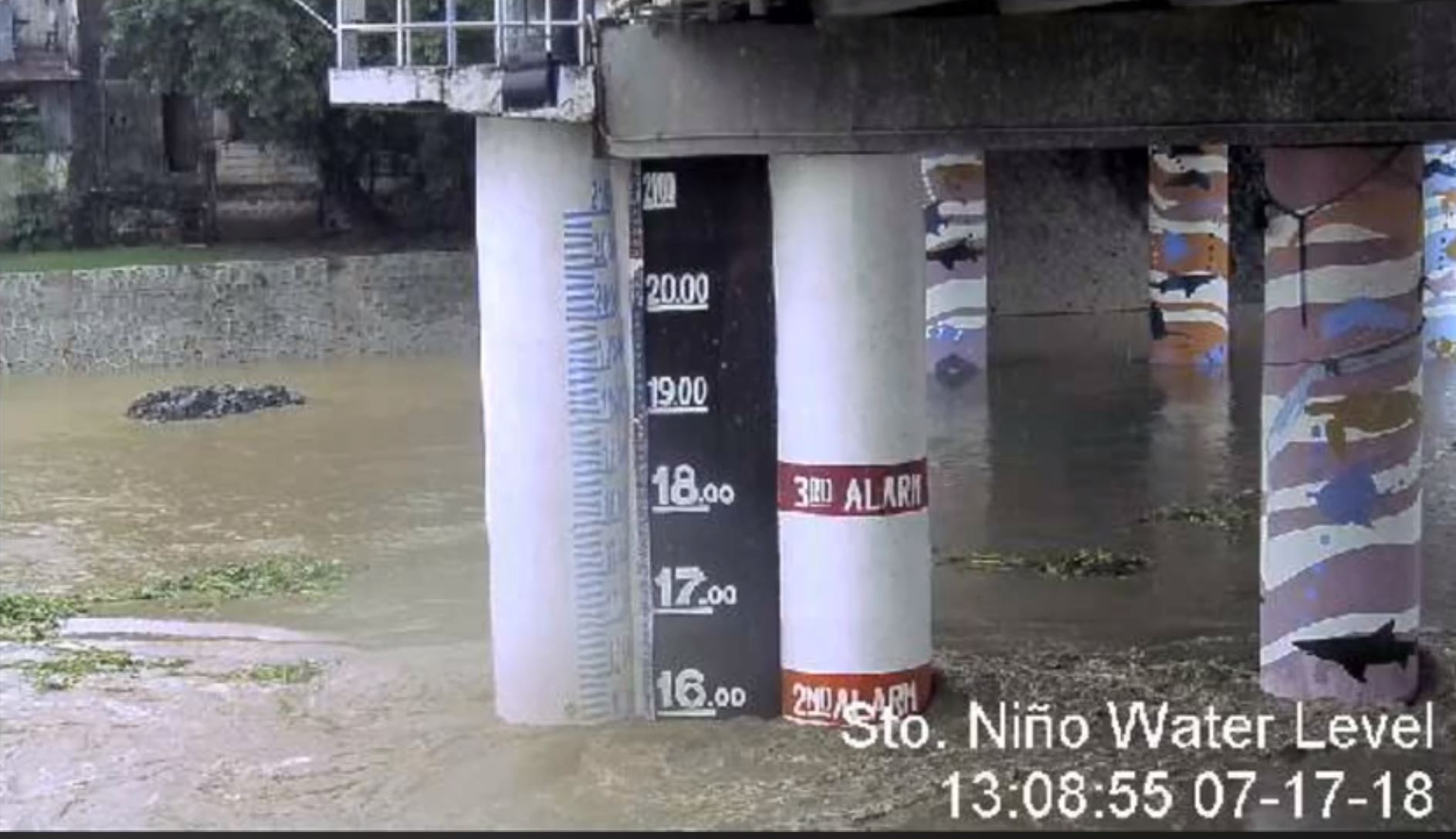Second alarm hoisted over Marikina River as water level reaches 16 meters