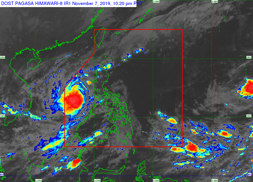 "Quiel" intensifies into a typhoon