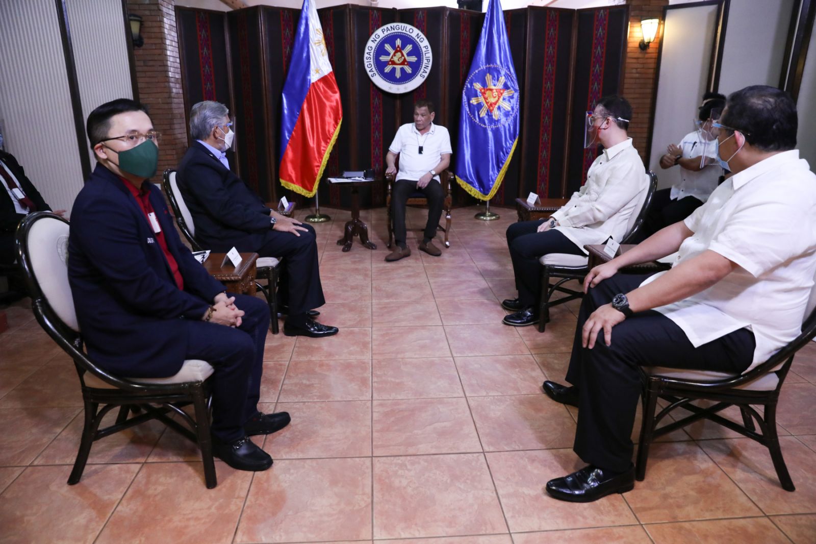 President Duterte meets with Congress leaders to discuss measures vs ...