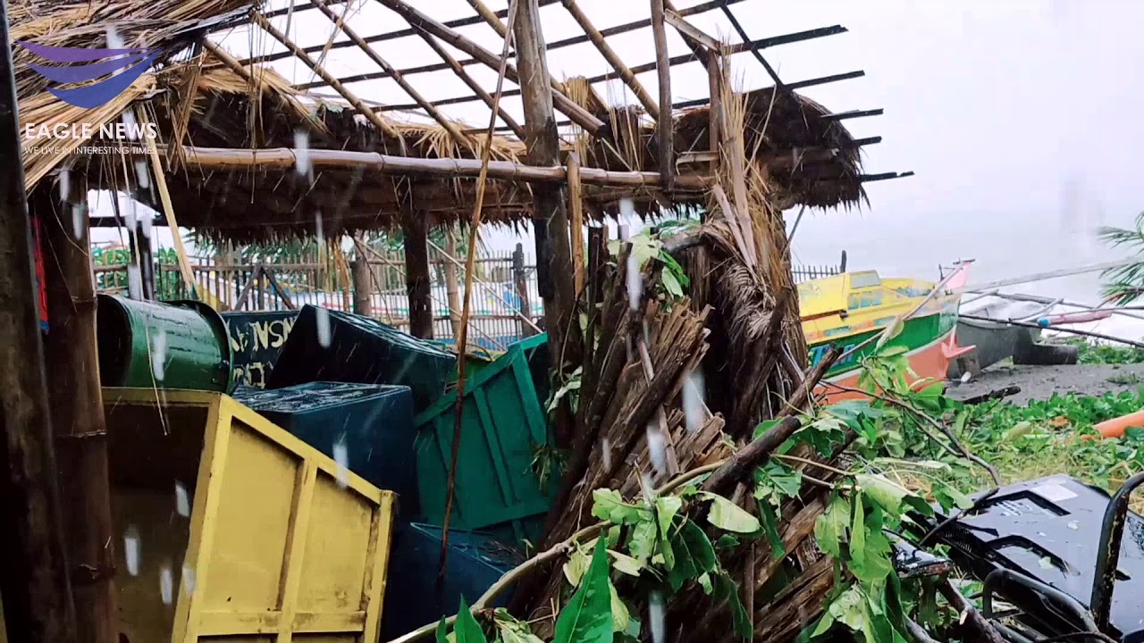 Watch: Typhoon Quinta as it passes over Oriental Mindoro