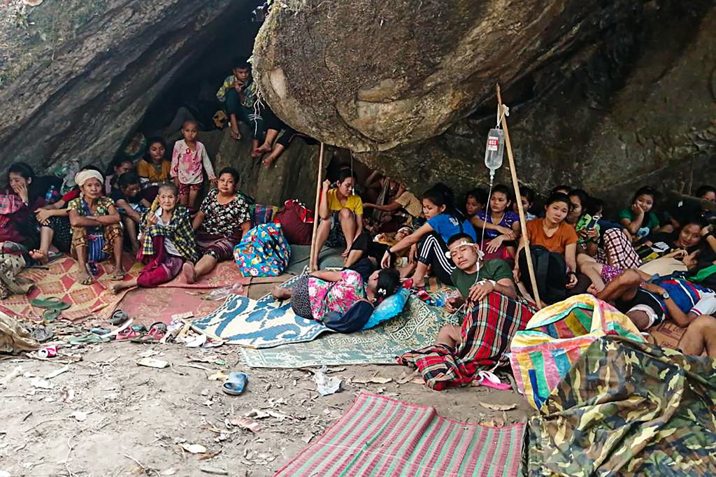 Wounded Myanmar refugees tell of air strike horror