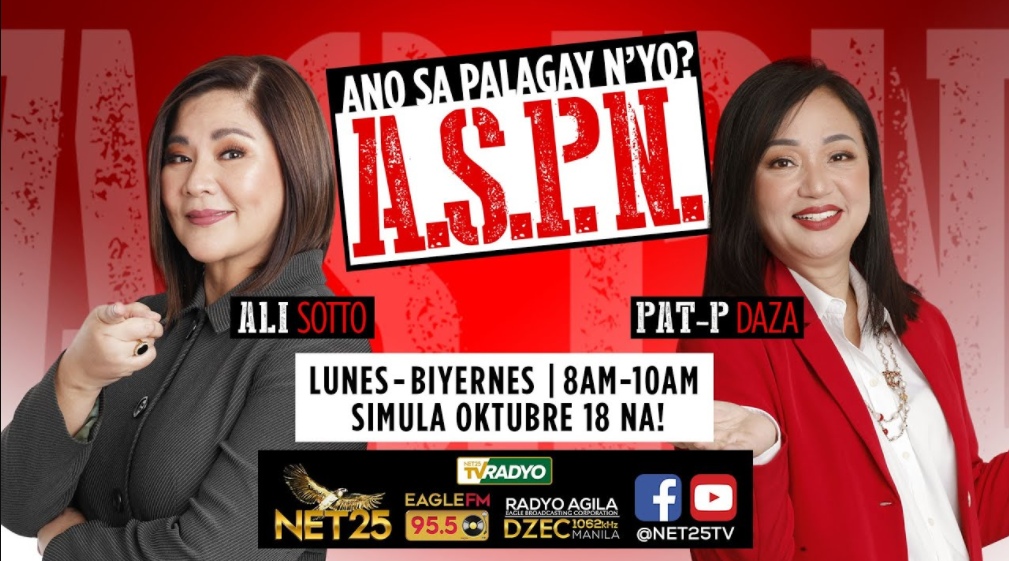 EBC's NET25 launches newest program "Ano sa Palagay N'yo? A.S.P.N ...