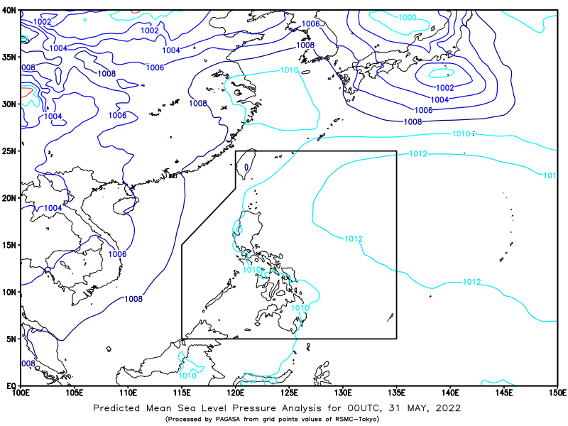 Shear line affecting Northern Luzon: PAGASA