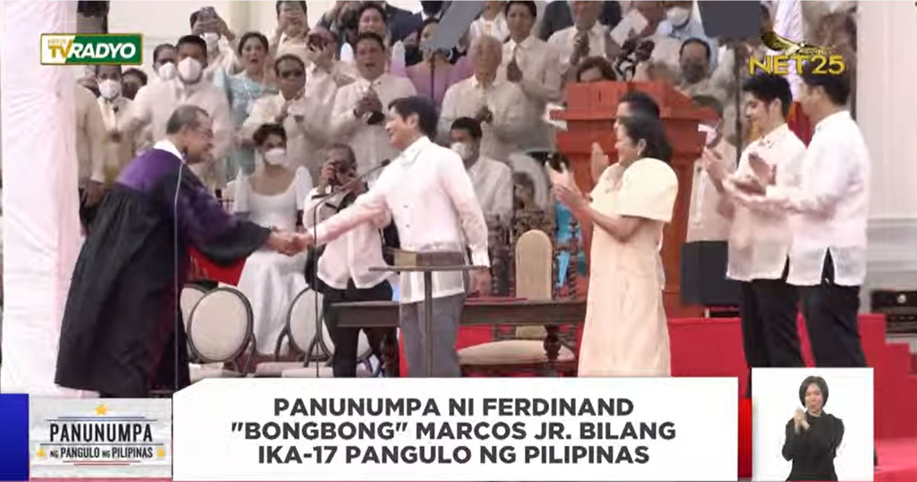In photos: Ferdinand Marcos Jr., takes his oath as the 17th President ...