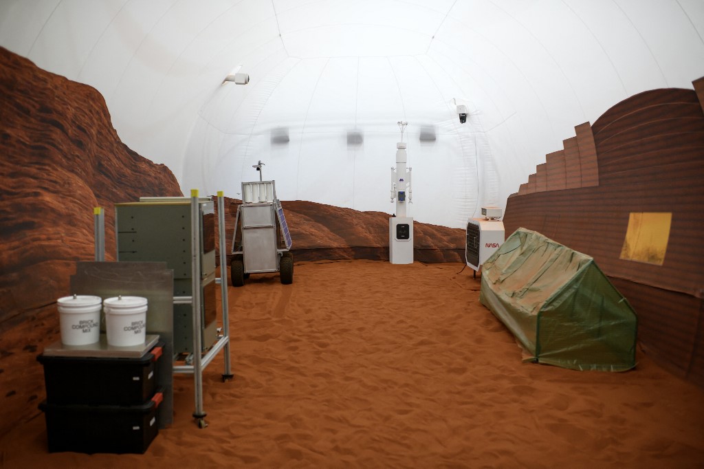NASA unveils 'Mars' habitat for year-long experiments on Earth